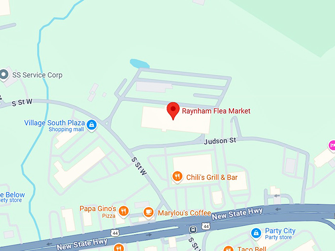 16. raynham flea market map