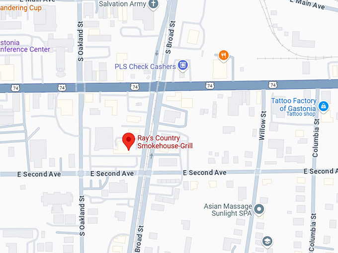 16. ray's country smokehouse grill map