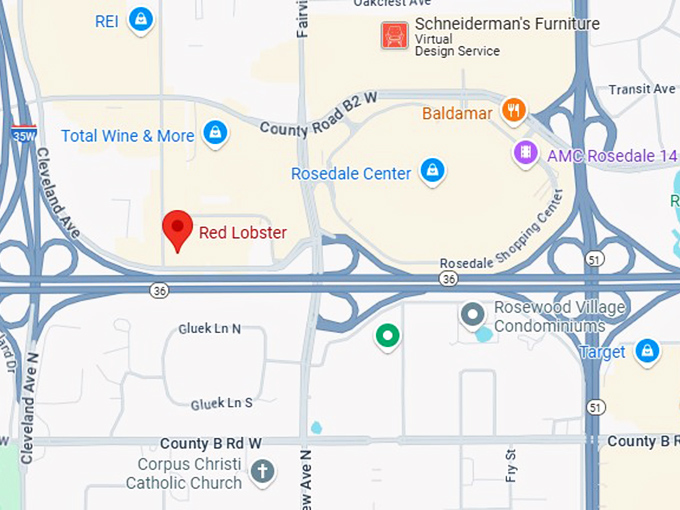 16. red lobster map