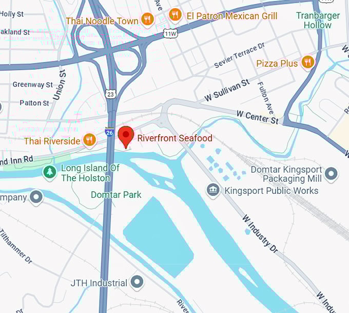 16. riverfront seafood co map