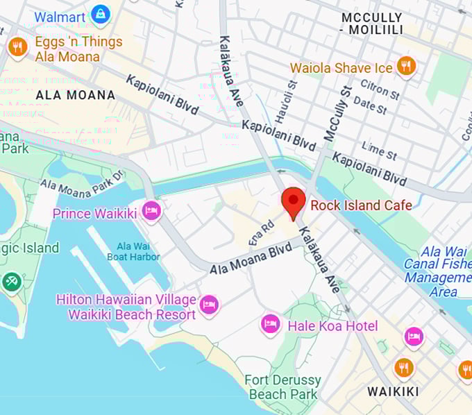 16. rock island cafe map