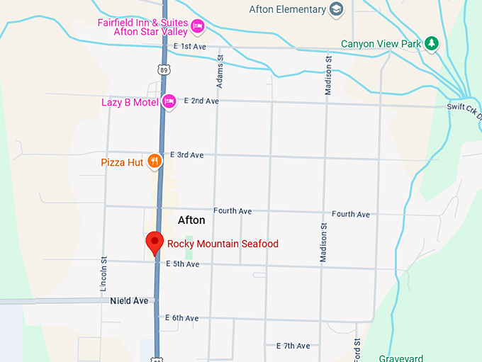 16. rocky mountain seafood map