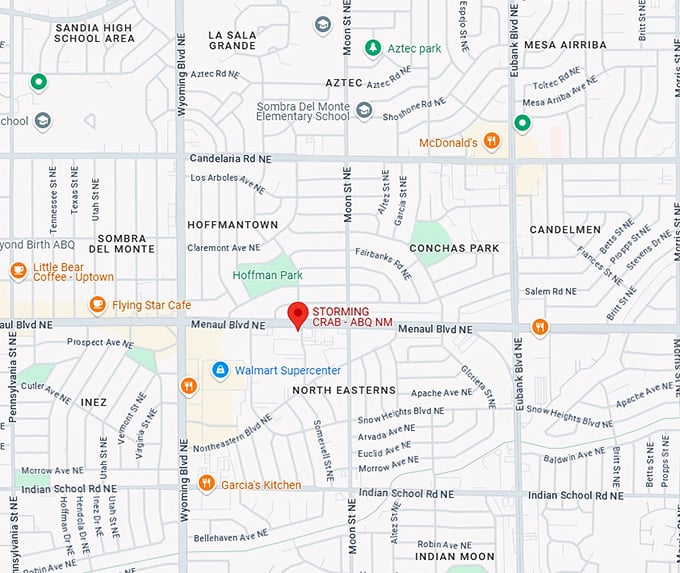 16. storming crab abq nm map