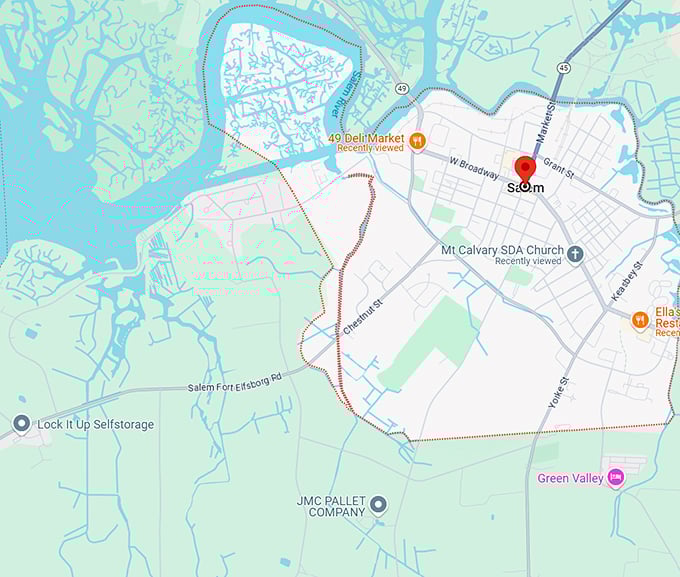 16. salem new jersey map