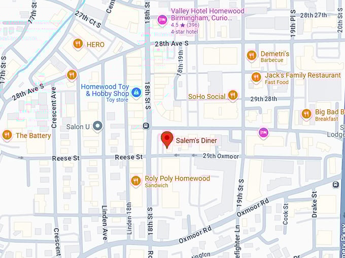 16. salem's diner map