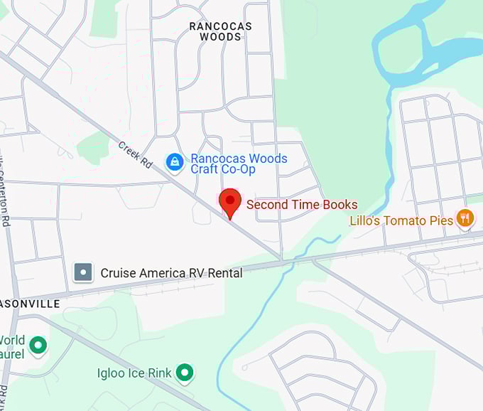 16. second time books inc map