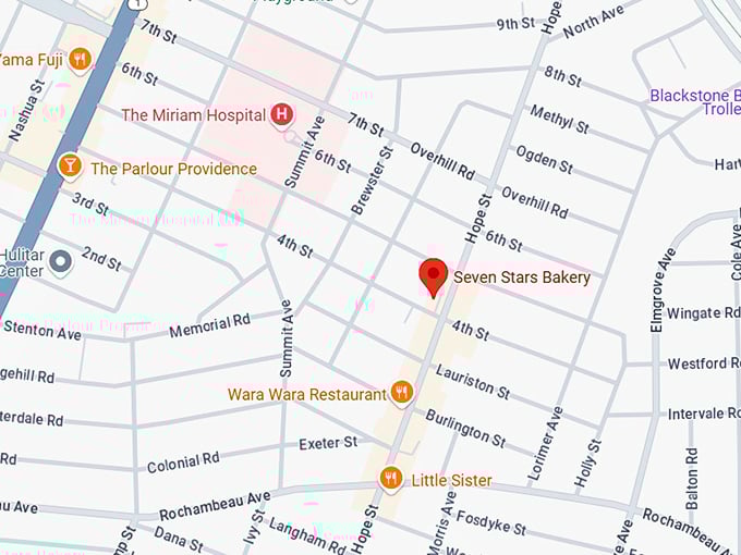 16. seven stars bakery map