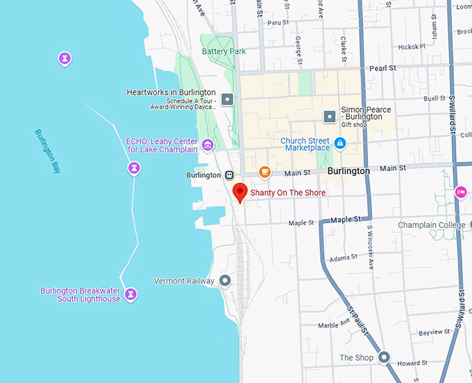 16. shanty on the shore map