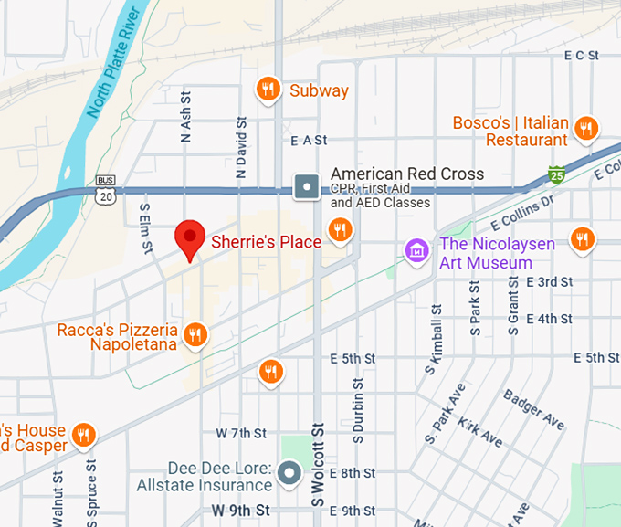 16. sherrie's place map