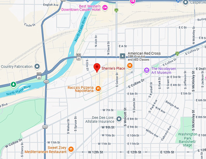 16. sherrie's place map