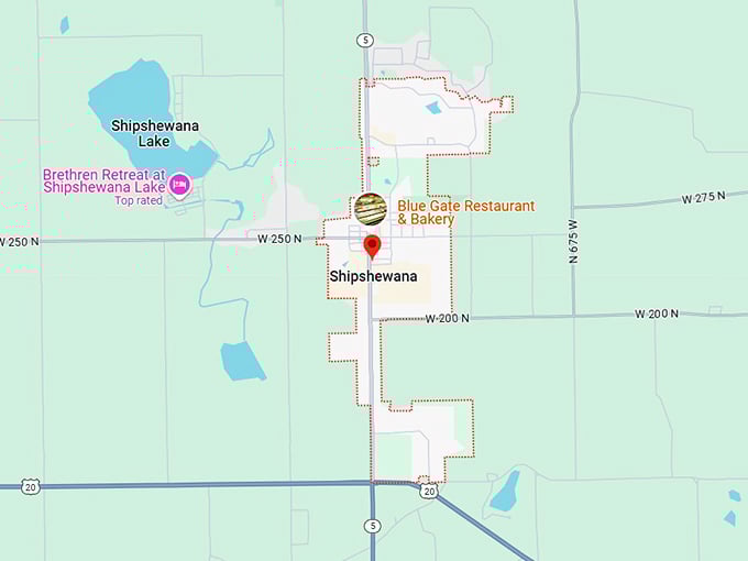 16. shipshewana map