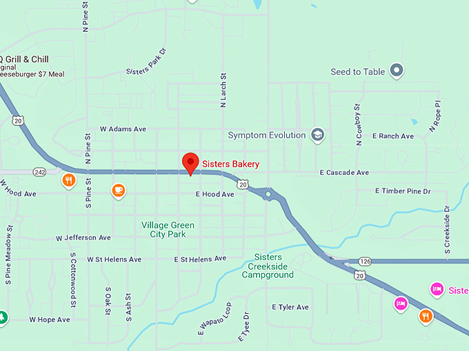 16. sisters bakery map