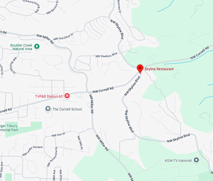 16. skyline restaurant map