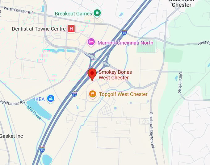 16. smokey bones west chester map