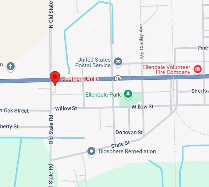 16. southern grille map