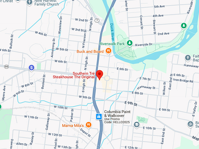 16. southern tr&eacute; steakhouse the original map