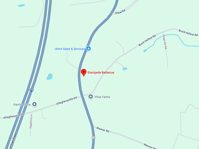 16. stampede barbecue map