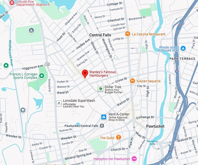 16. stanley's famous hamburgers map