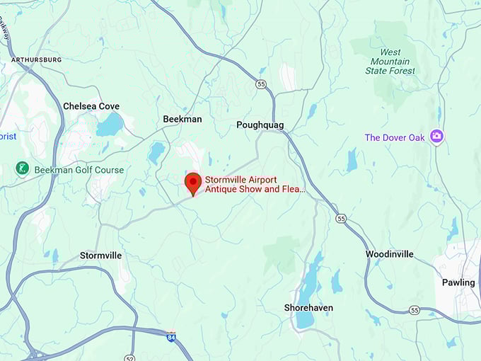 16. stormville airport antique show and flea market map