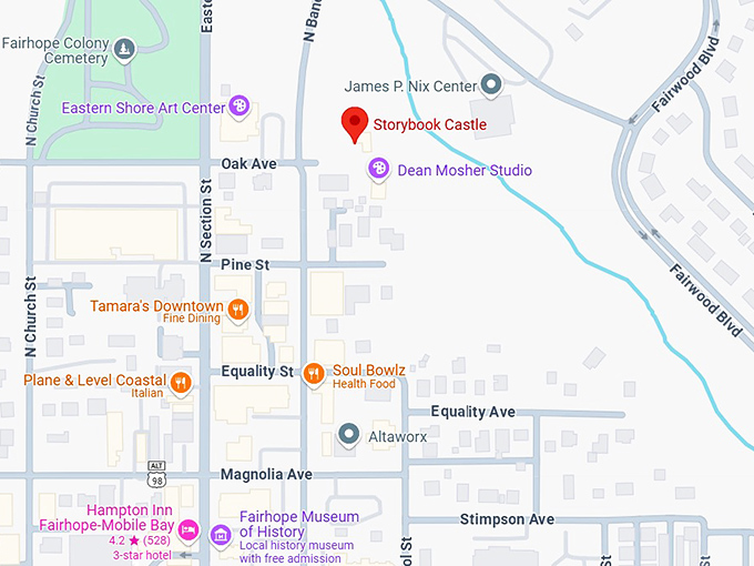 16. storybook castle map