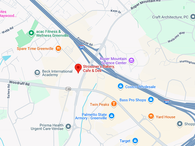 16. strossner's bakery, cafe & deli map