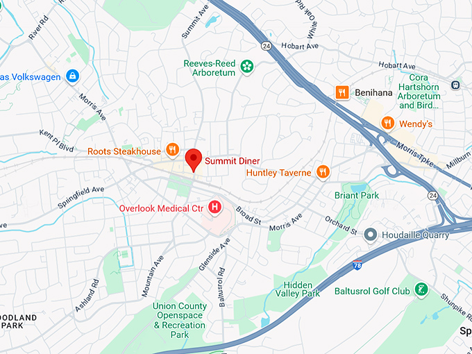 16. summit diner map