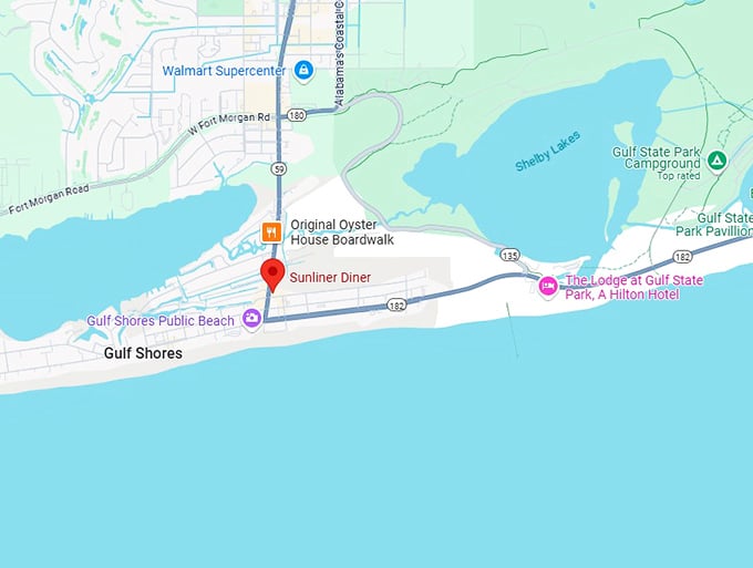 16. sunliner diner map