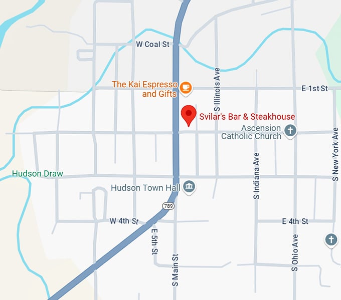16. svilar's bar & steakhouse map