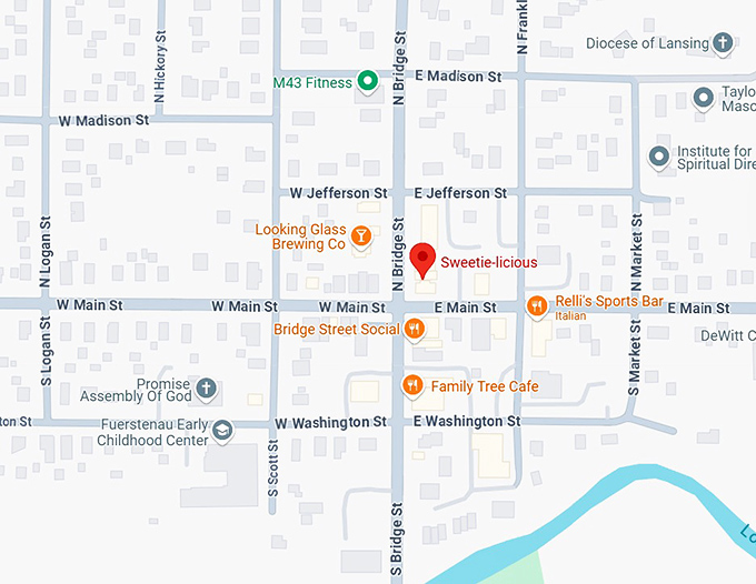 16. sweetie licious map