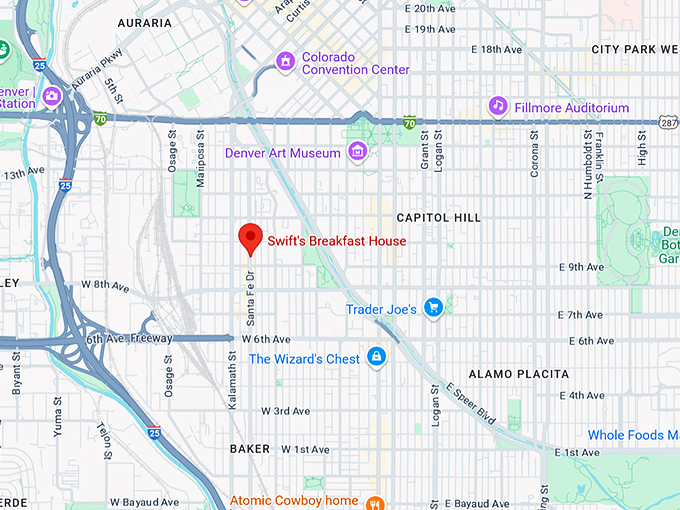 16. swift's breakfast house map