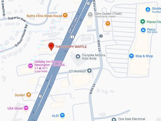 16. the sloppy waffle llc map