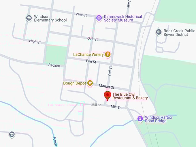 16. the blue owl restaurant & bakery map