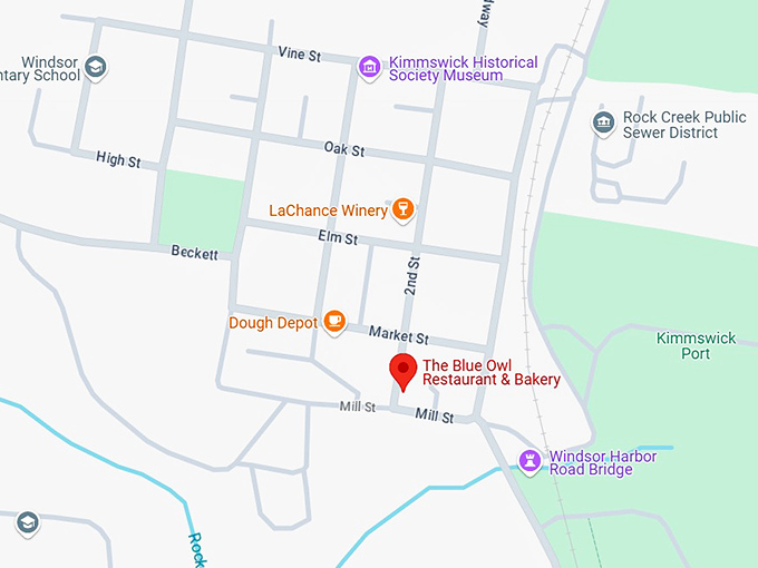 16. the blue owl restaurant & bakery map