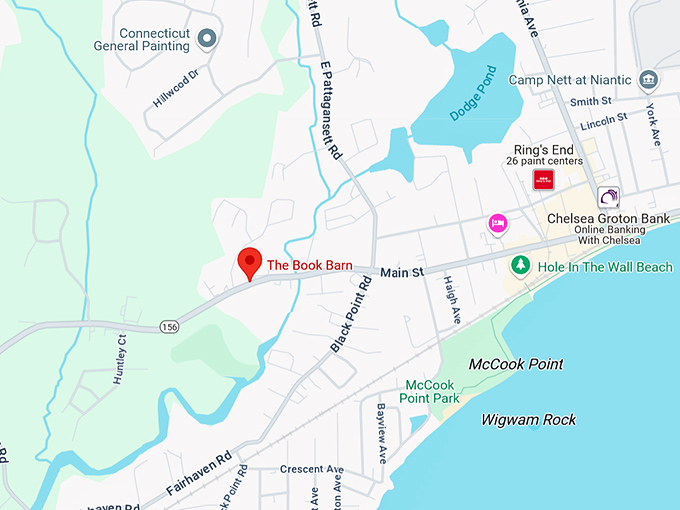 16. the book barn (41 w main st, niantic) map