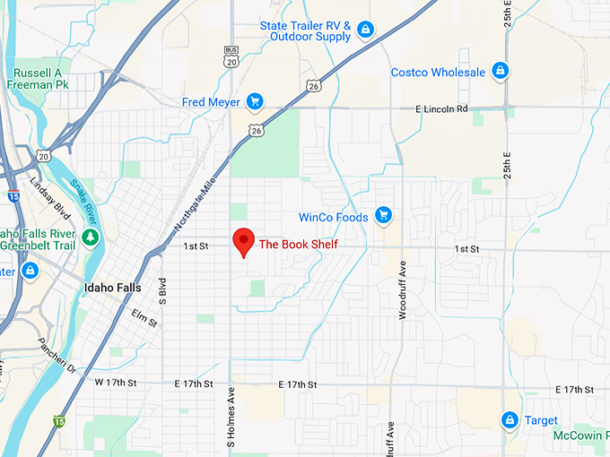 16. the book shelf map