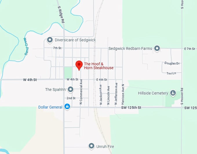 16. the hoof & horn steakhouse map