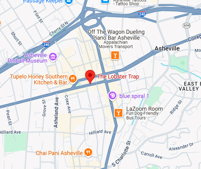 16. the lobster trap map