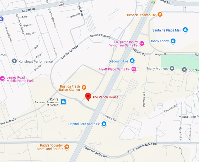 16. the ranch house map