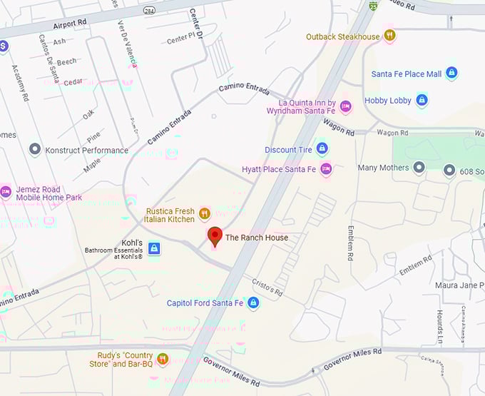 16. the ranch house map