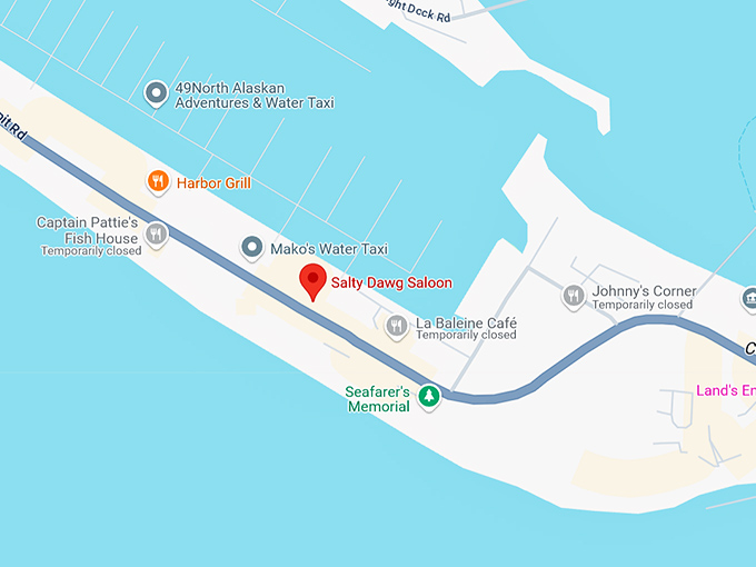 16. the salty dawg saloon map