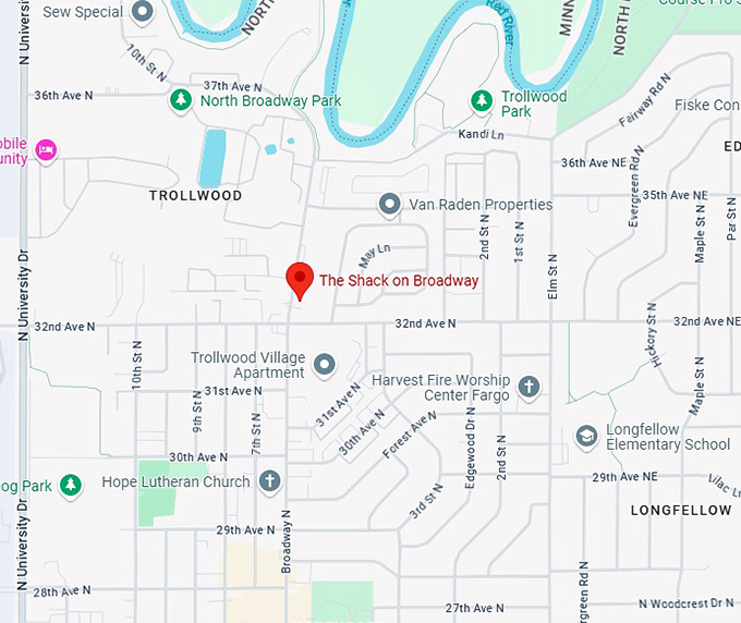 16. the shack on broadway map