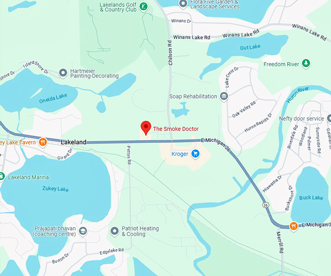 16. the smoke doctor map