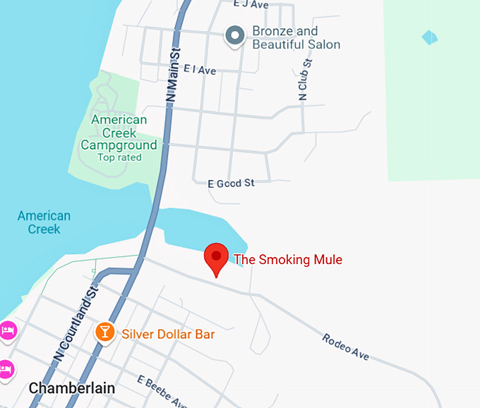 16. the smoking mule map