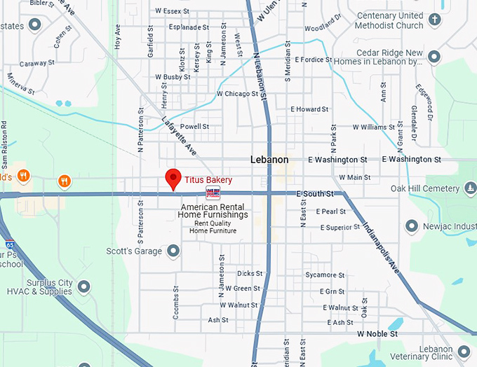 16. titus bakery map