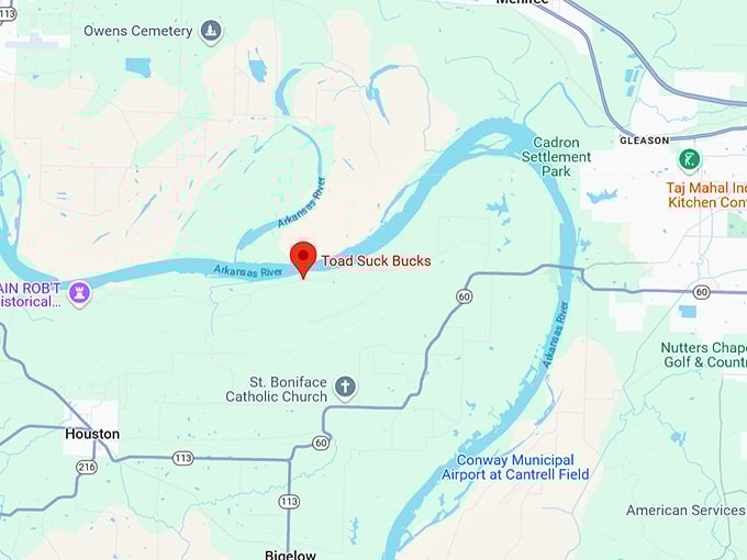 16. toad suck bucks map