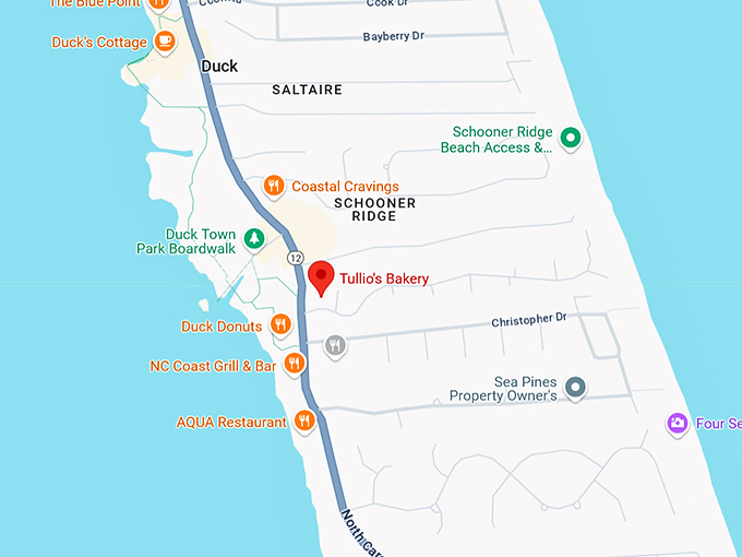 16. tullio's bakery map