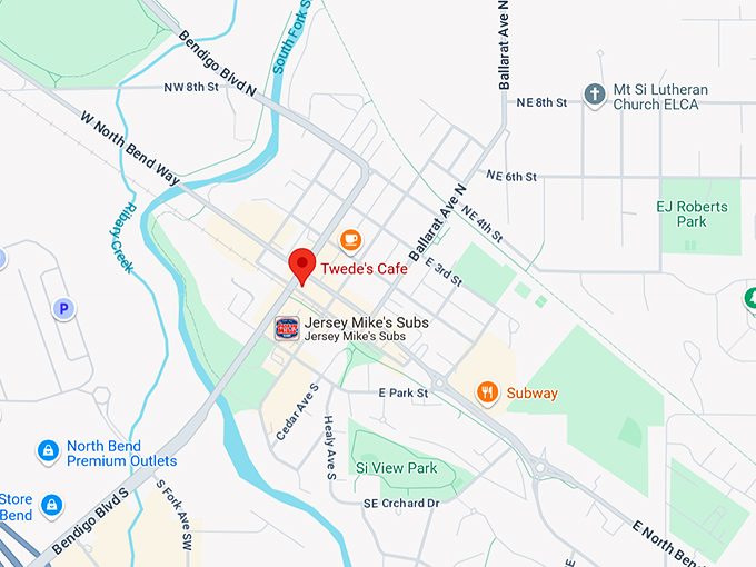 16. twede's cafe map