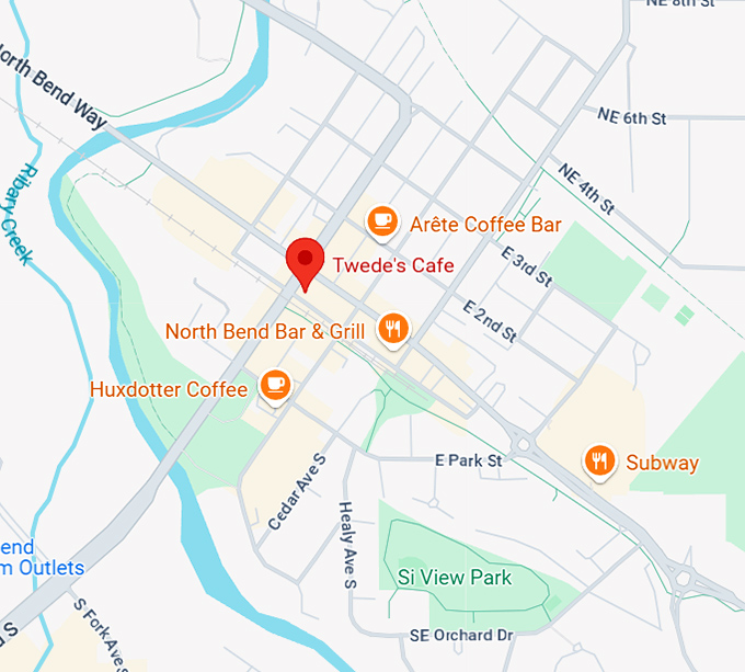 16. twede's cafe map