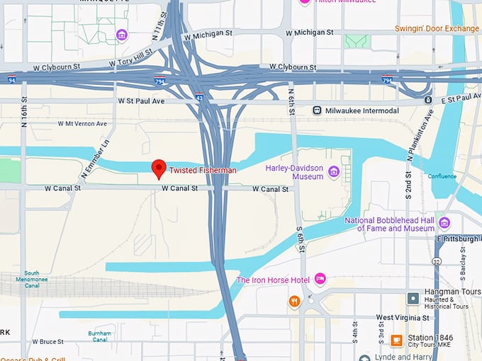 16. twisted fisherman map