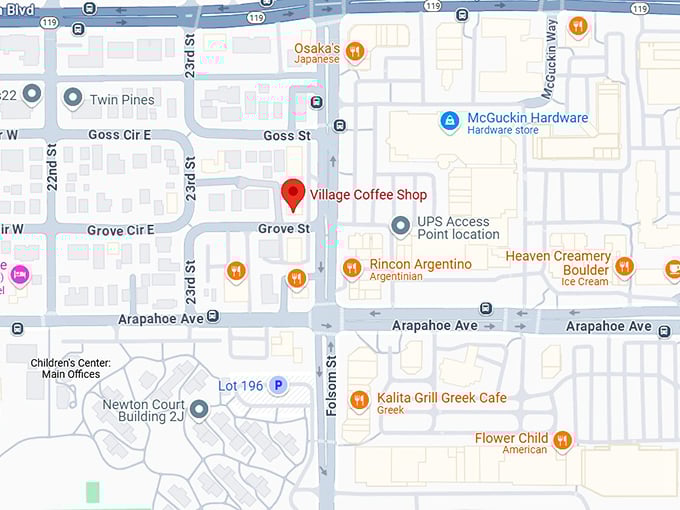 16. village coffee shop map